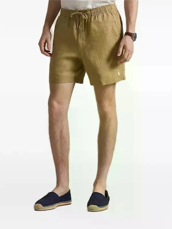 Polo Ralph Lauren Prepster Drawstring Logo Shorts - Neutrals