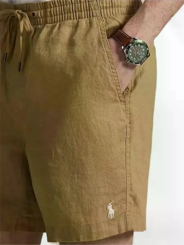 Polo Ralph Lauren Prepster Drawstring Logo Shorts - Neutrals