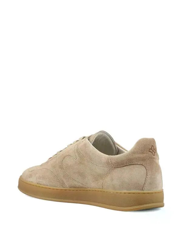 Tagliatore Suede Panelled Sneakers - Brown