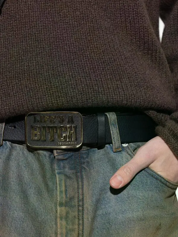Dsquared2 Buckle Leather Belt