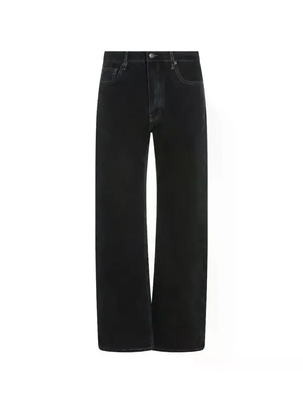 Off-White Logo Patch Denim Trousers