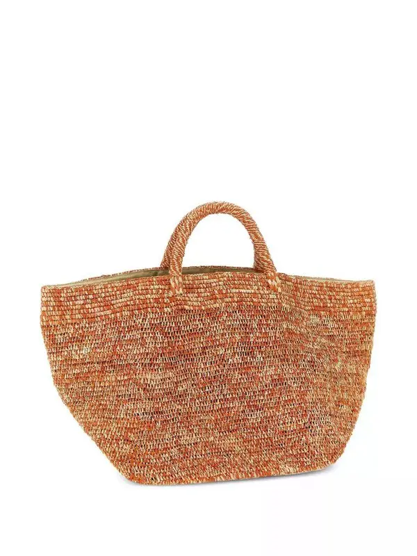 IBELIV Raffia Tote Bag - Orange