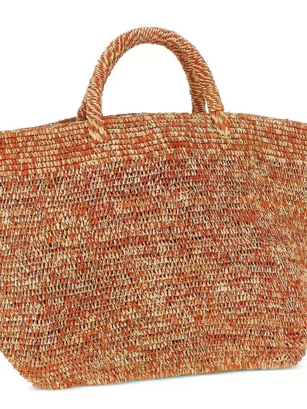 IBELIV Raffia Tote Bag - Orange