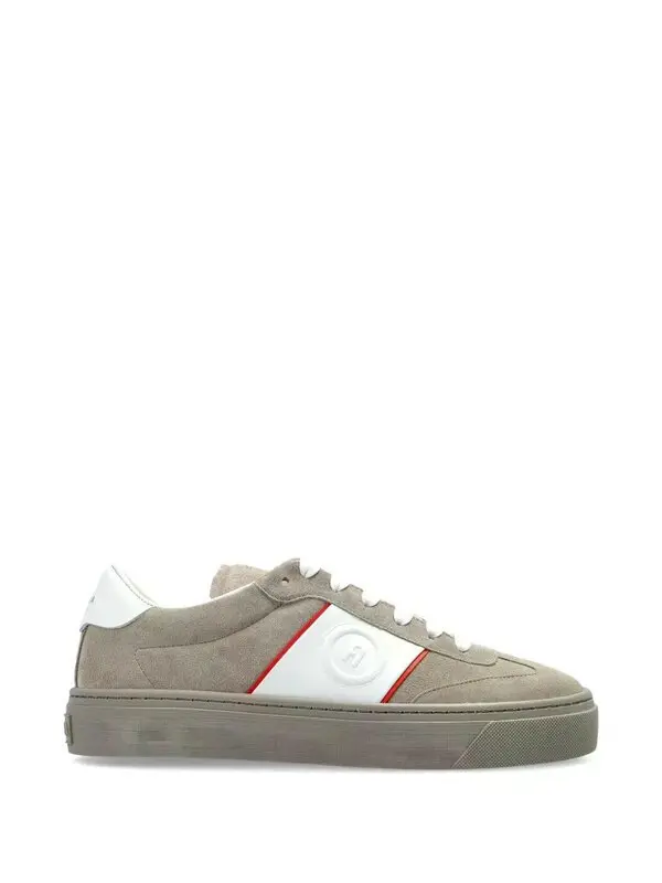Furla Leather Stripe Detail Sneakers - Neutrals