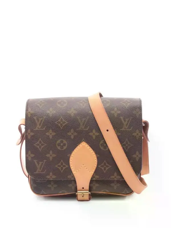 LOUIS VUITTON 1990 Monogram Cartouchiere Mm Crossbody Bag