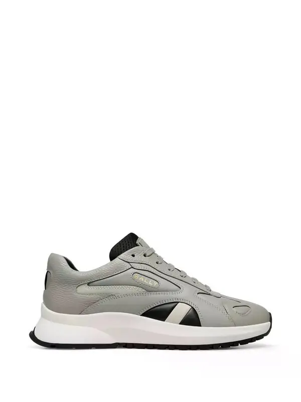 Bally Panelled Leather Lace-up Sneakers