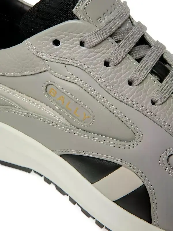 Bally Panelled Leather Lace-up Sneakers