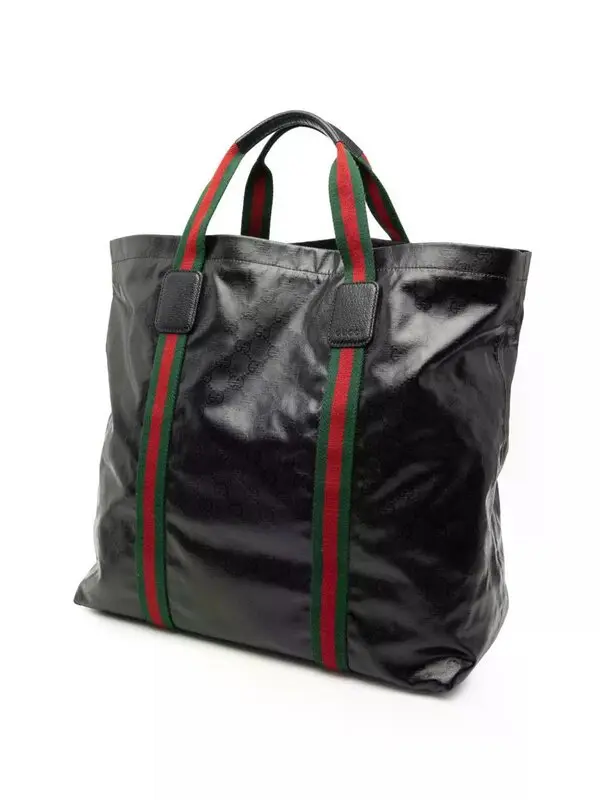 Gucci Gg Imprime Web Tote Bag