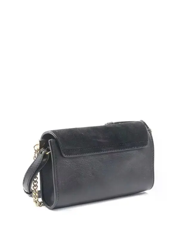 Chloé Faye Chain Crossbody Bag - Black