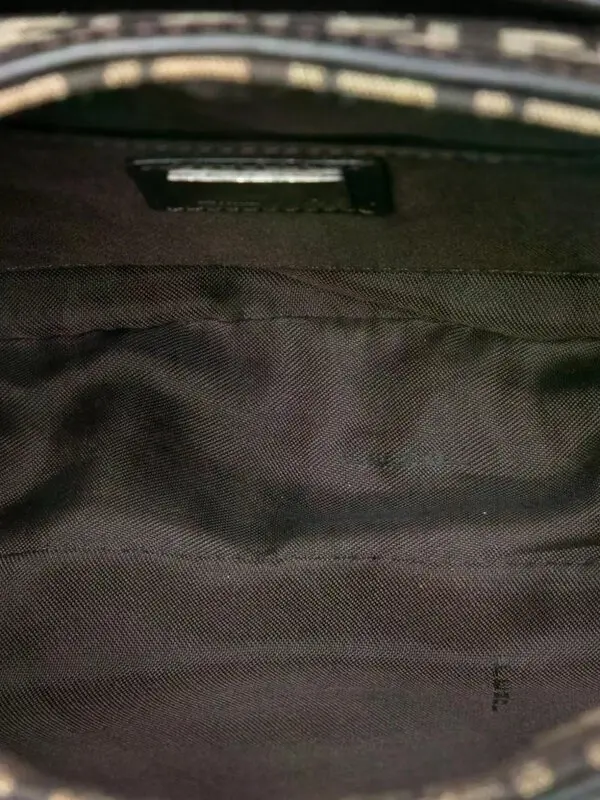 Fendi Zucchino Canvas Drawstring Shoulder Bag