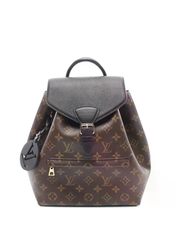 LOUIS VUITTON Monogram Montsouris Pm Backpack - Brown