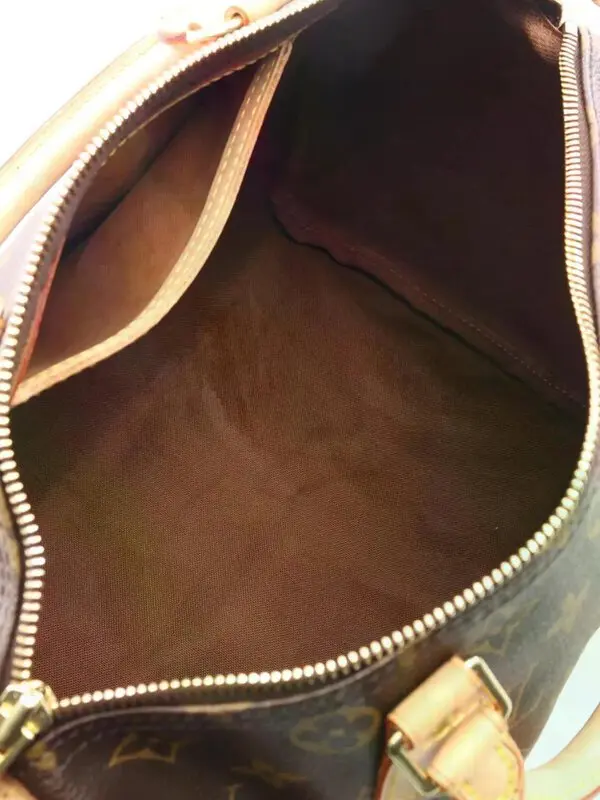 LOUIS VUITTON 2005 Monogram Speedy 30 Boston Bag - Brown
