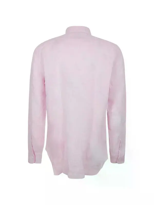 BARBA NAPOLI Linen Shirt - Pink