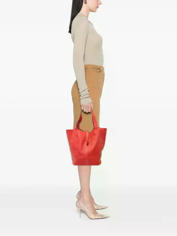 Hermès 2009 Clemence Picotin Lock 33 Handbag - Red