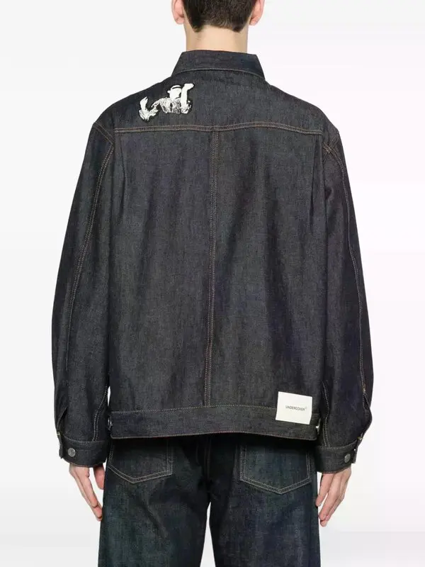 Undercover Print Denim Jacket