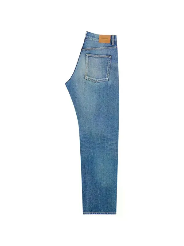 Saint Laurent Buttoned Cotton Jeans