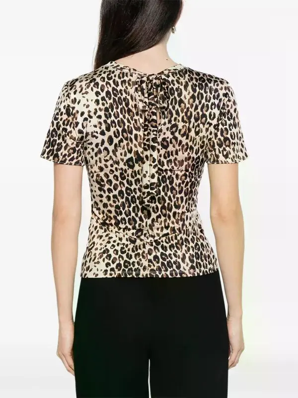 Marella Zinnia Leopard-pattern Top - Neutrals