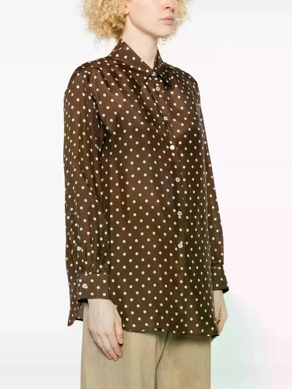 Marella Angio Polka Dot-pattern Shirt
