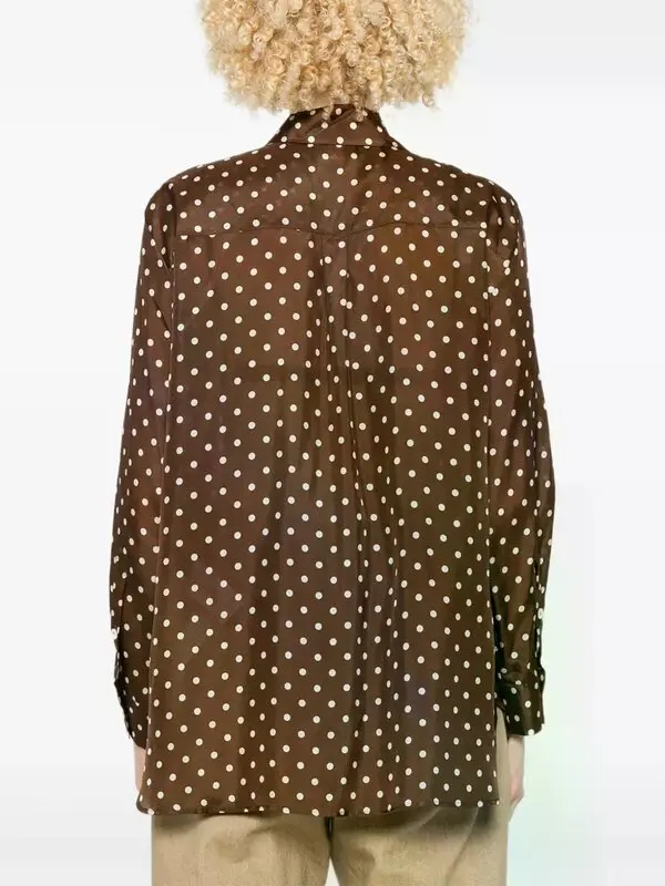 Marella Angio Polka Dot-pattern Shirt