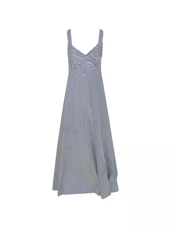 Ralph Lauren Striped Maxi Dress - Blue