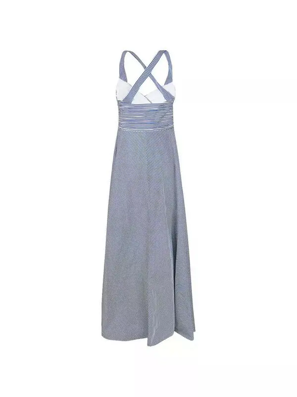 Ralph Lauren Striped Maxi Dress - Blue