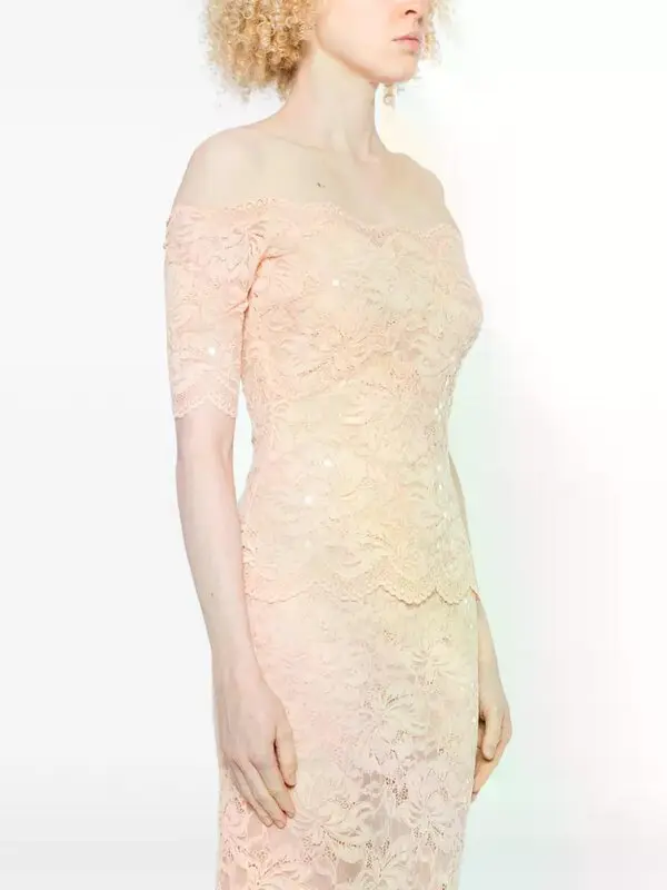 Rabanne Lace-embellished Off-the-shoulder Top