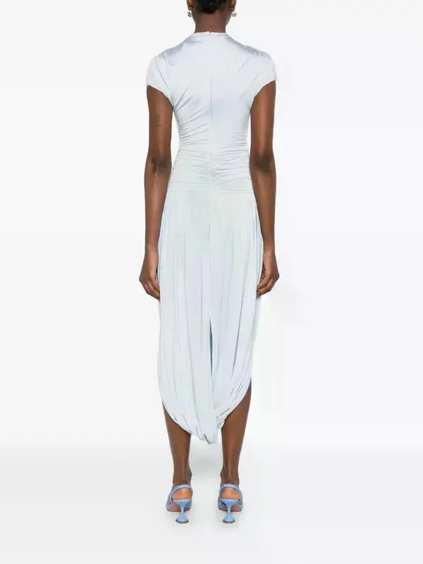 SELF-PORTRAIT Pleated Midi Dress