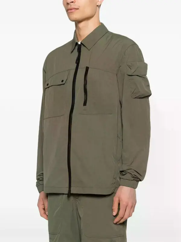 JG1 Zip-fastening Shirt Jacket