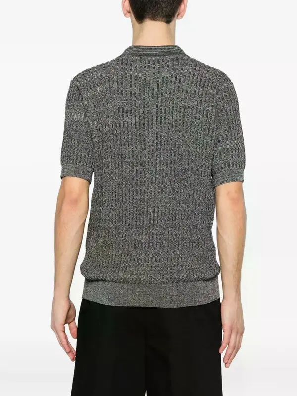 ROBERTO COLLINA Knitted T-shirt - Black