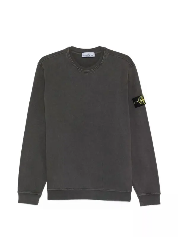 Stone Island Logo Patch Crewneck Sweatshirt