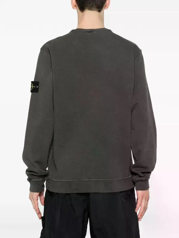 Stone Island Logo Patch Crewneck Sweatshirt