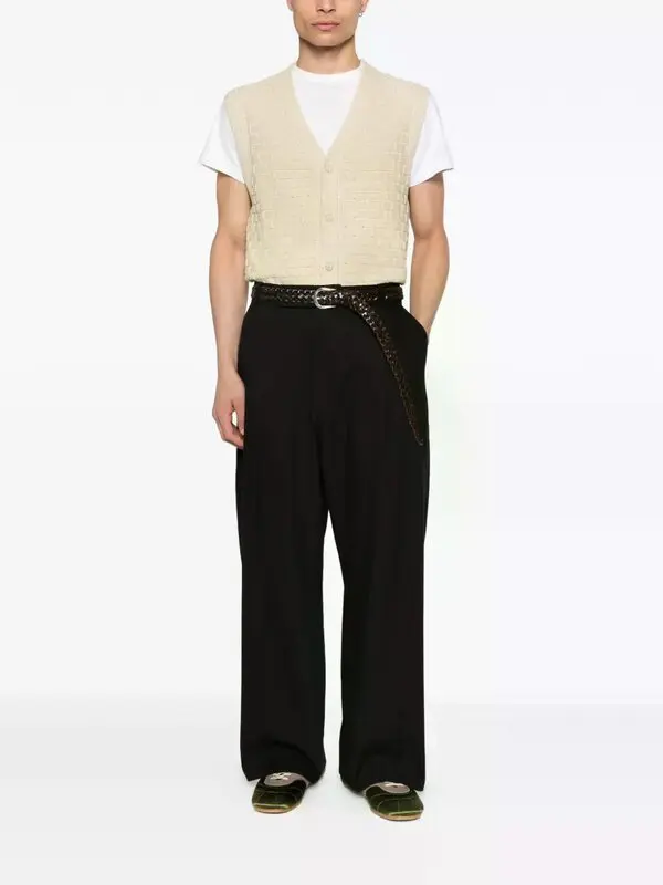Studio Nicholson Pleated Trousers - Black