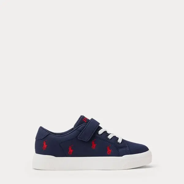 Ralph Lauren Sutton Polo Pony Canvas Ps Sneaker - Navy Canvas