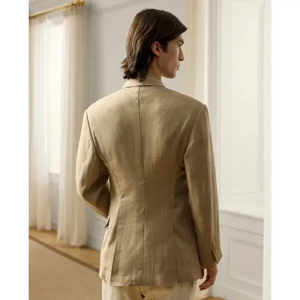 Ralph Lauren Glenn Hand-tailored Double-breasted Suit Jacket