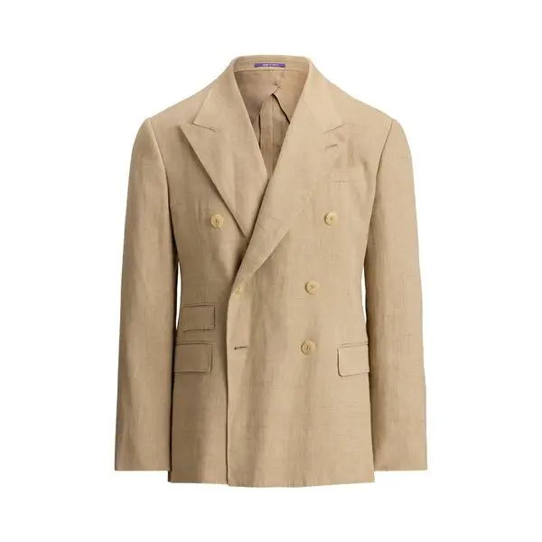 Ralph Lauren Glenn Hand-tailored Double-breasted Suit Jacket