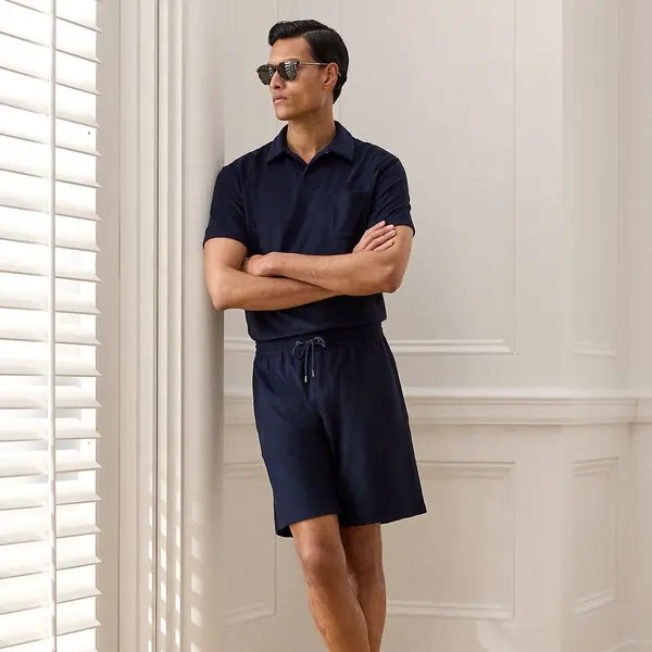 Ralph Lauren Cotton-silk Terry Shorts - Classic Chairman Navy
