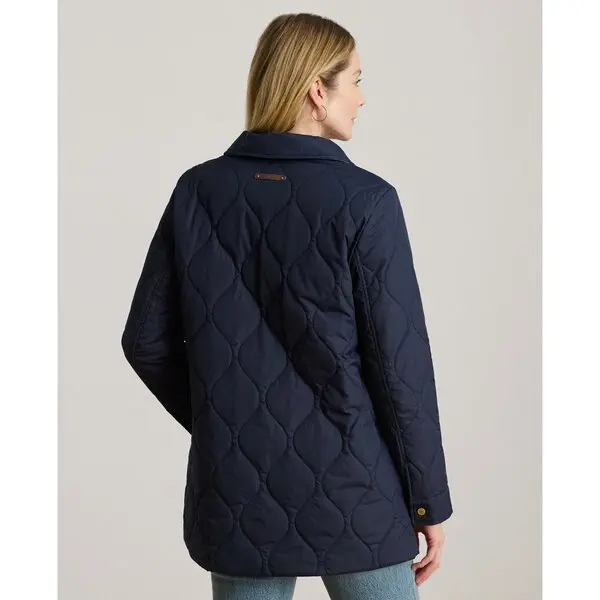 Ralph Lauren Denim Trim Quilted Barn Jacket