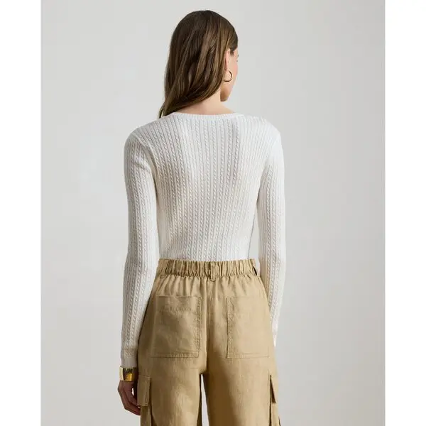 Ralph Lauren Mini-cable Crewneck Sweater