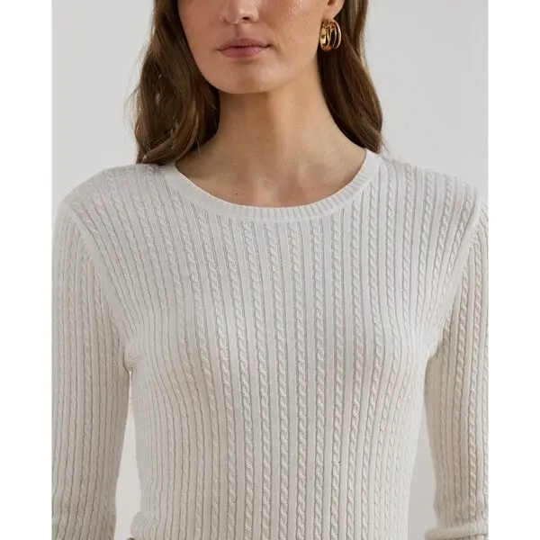 Ralph Lauren Mini-cable Crewneck Sweater