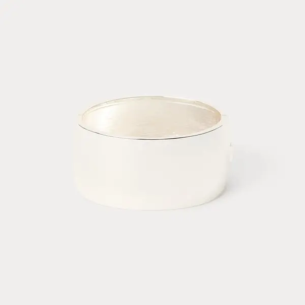 Ralph Lauren 14k -plated Wide Hinge Bangle - Silver