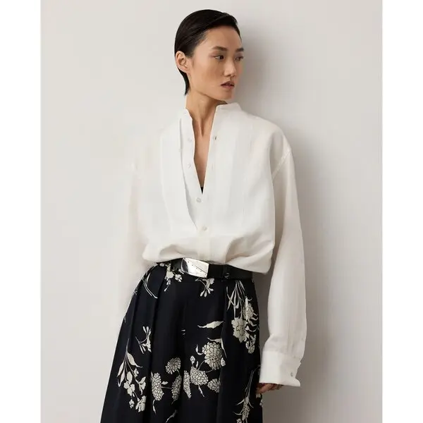 Ralph Lauren Kirstin Linen-cotton Oversized Shirt