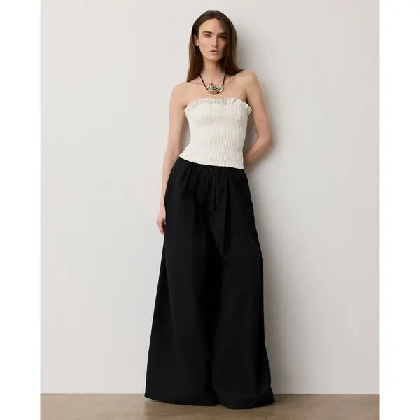 Ralph Lauren Fisher Lambskin Bustier