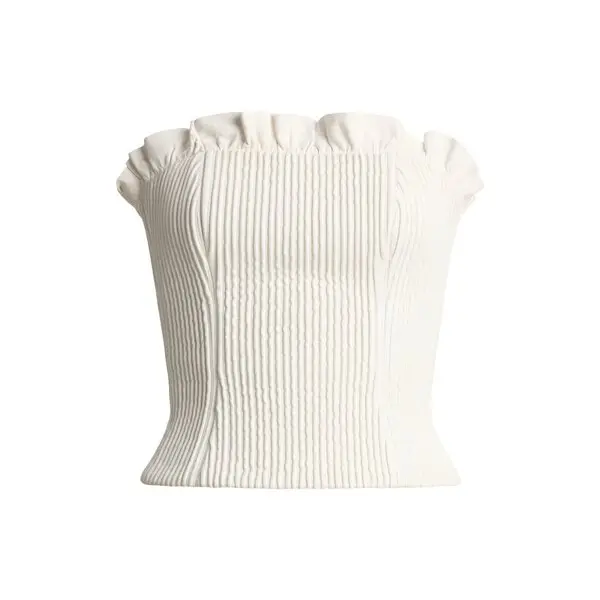 Ralph Lauren Fisher Lambskin Bustier