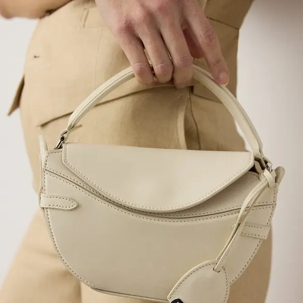 Ralph Lauren The Calfskin Mini Crossbody - Lux Cream