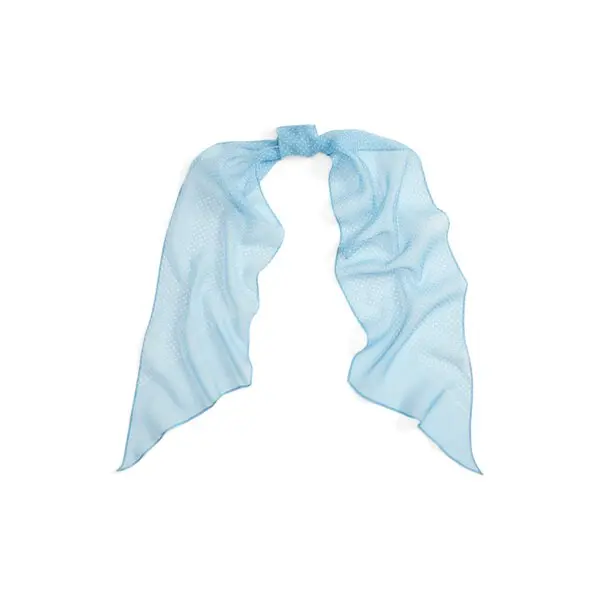 Ralph Lauren Polka-dot Silk Skinny Scarf
