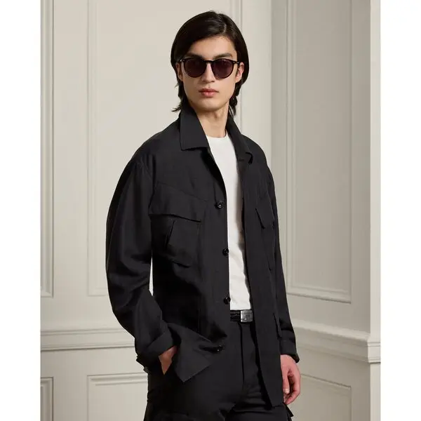 Ralph Lauren Silk-linen Field Jacket