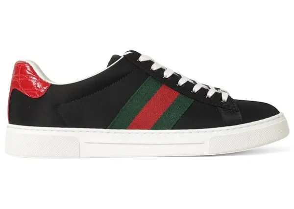 Gucci Ace Nylonin - Black/red