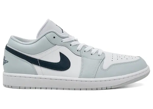 JORDAN 1 Low - Aura/white/squadron Blue
