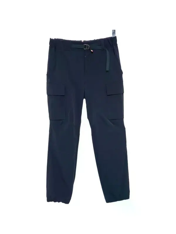 Moncler Logo-embroidered Trousers - Blue