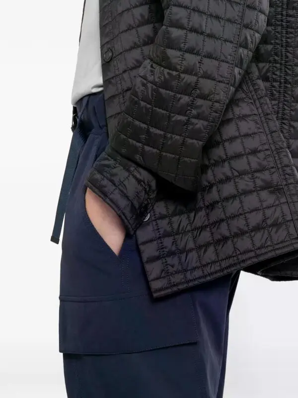 Moncler Logo-embroidered Trousers - Blue